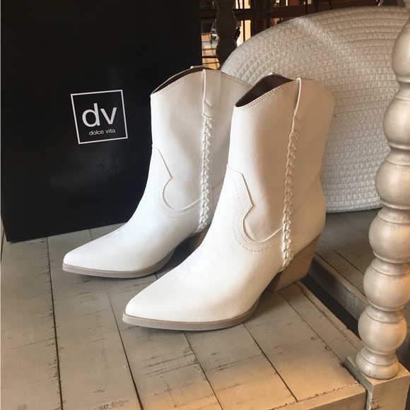 White Dolce Vita Boots